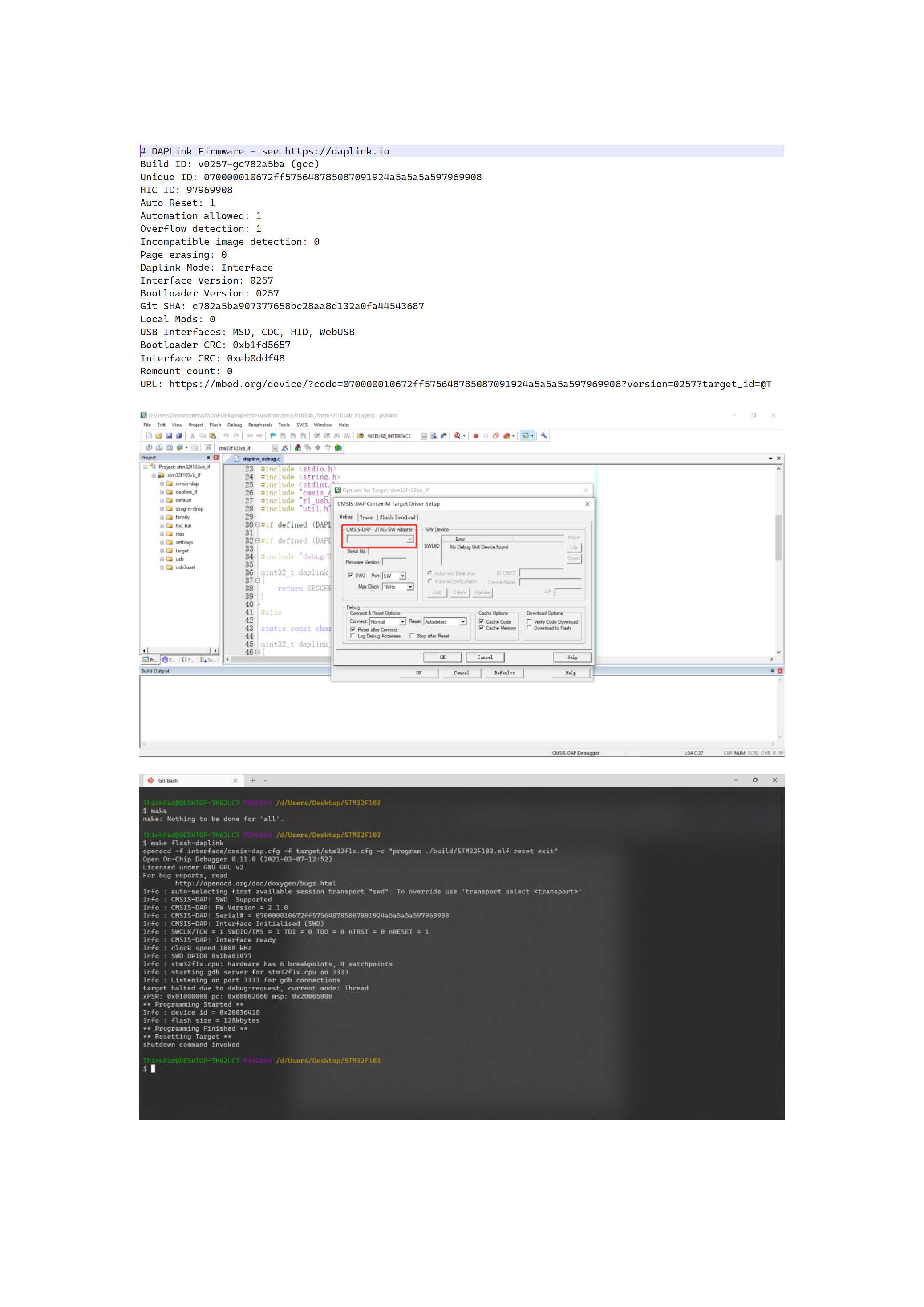 keil mdk doesn't recognize daplink v0257 downloader. (keil mdk 无法识别 daplink v0257 下载器。) · Issue ...