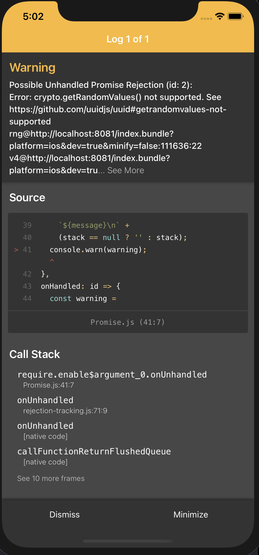 Error: crypto.getRandomValues() not supported leads to Promise Rejection · Issue #385 ...