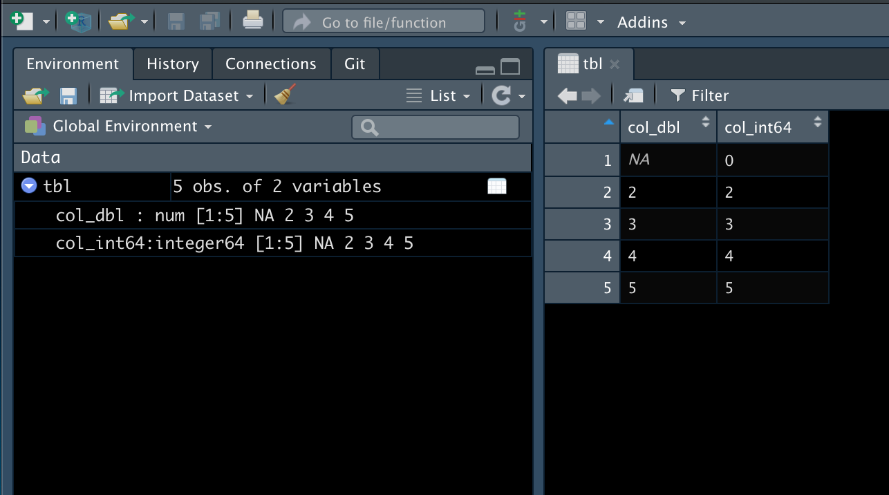 RStudio view displays NA as 0(integer64 type column in dataframe) · Issue #6869 · rstudio ...