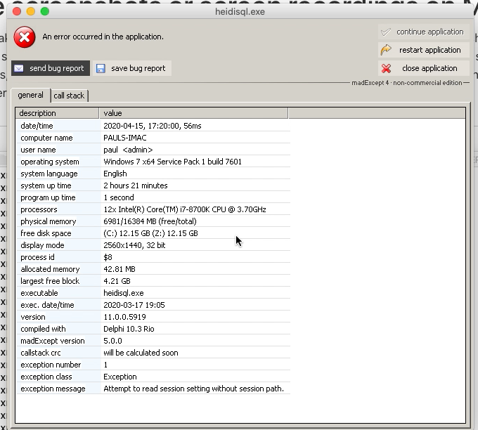 MacOS Catalina + Wine 5.6 Shows "File does not exist" error dialog on ...