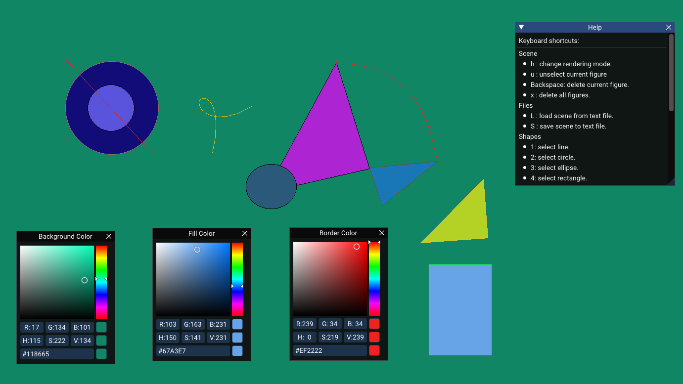 GitHub - gabrielLiendo/CPaint: Paint clone project using the Mid-Point Algorithm to display ...