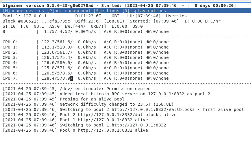 Errors while trying solo mining; No servers could be used! Exiting. · Issue #815 · luke-jr ...
