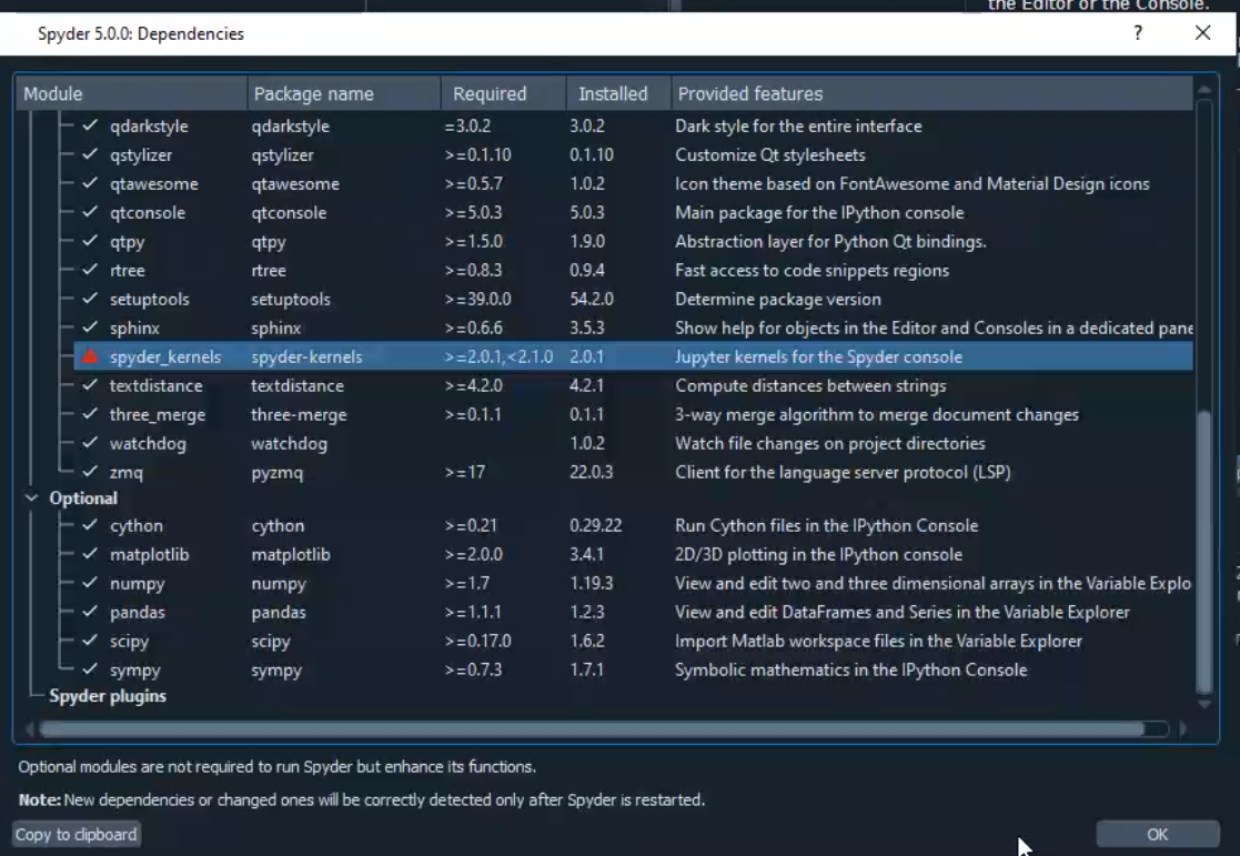 error dependencies after update · Issue #15103 · spyder-ide/spyder · GitHub