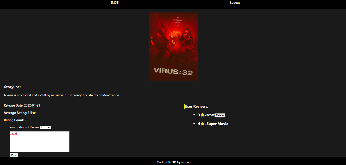 GitHub - Vignan18/IMDB