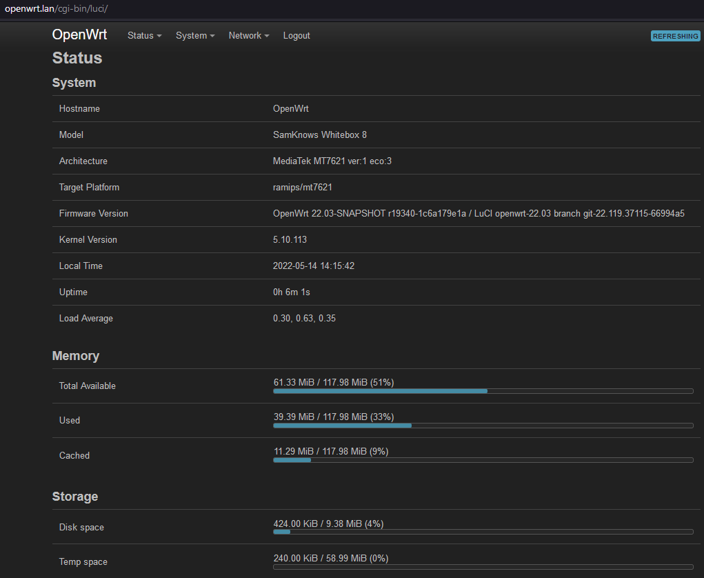 openwrt-22.03 bricks Samknows SK-WB8 · Issue #9824 · openwrt/openwrt · GitHub