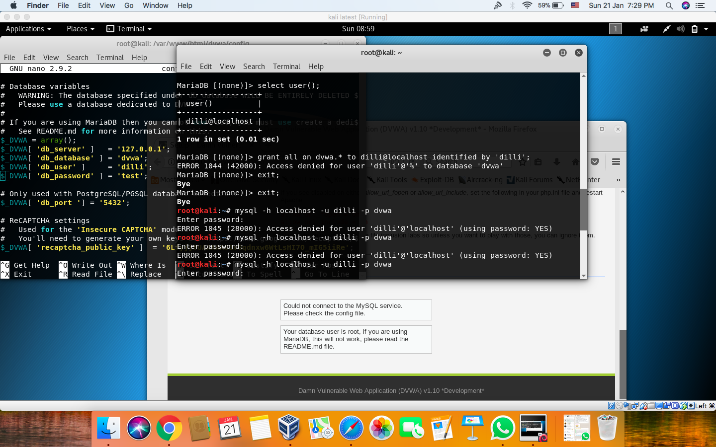 error during dvwa DB setup · Issue #215 · digininja/DVWA · GitHub