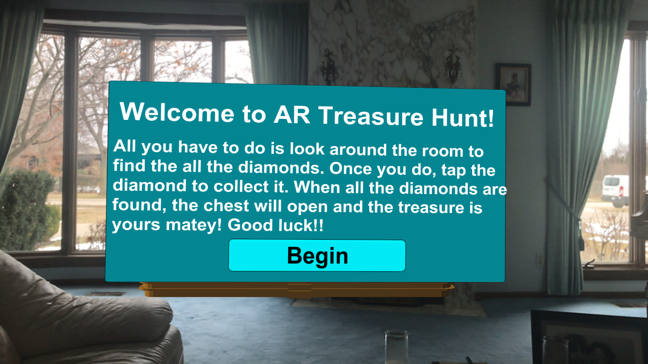 GitHub - SamanthaCBajis/ARTreasureHunt: My first AR application using ...