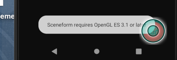 sceneform 1.4.0 does not run in emulator OpenGL ES 3.0, re issue #220 · Issue #260 · google-ar ...