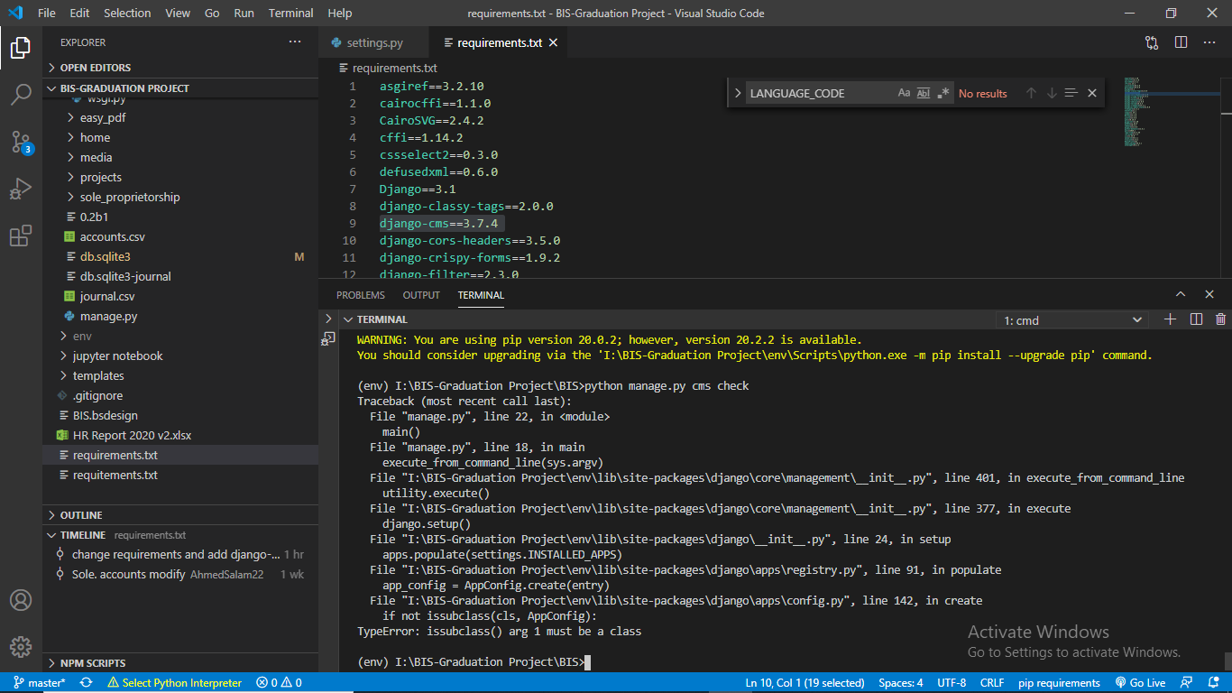 TypeError: issubclass() arg 1 must be a class · Issue #6893 · django ...