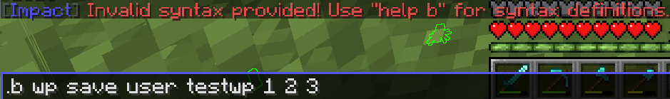 .b prefix errors out on valid baritone command (#wp save with coords) · Issue #2089 ...