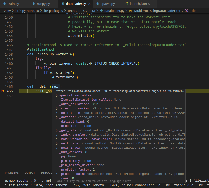 Error when training model: AttributeError ...