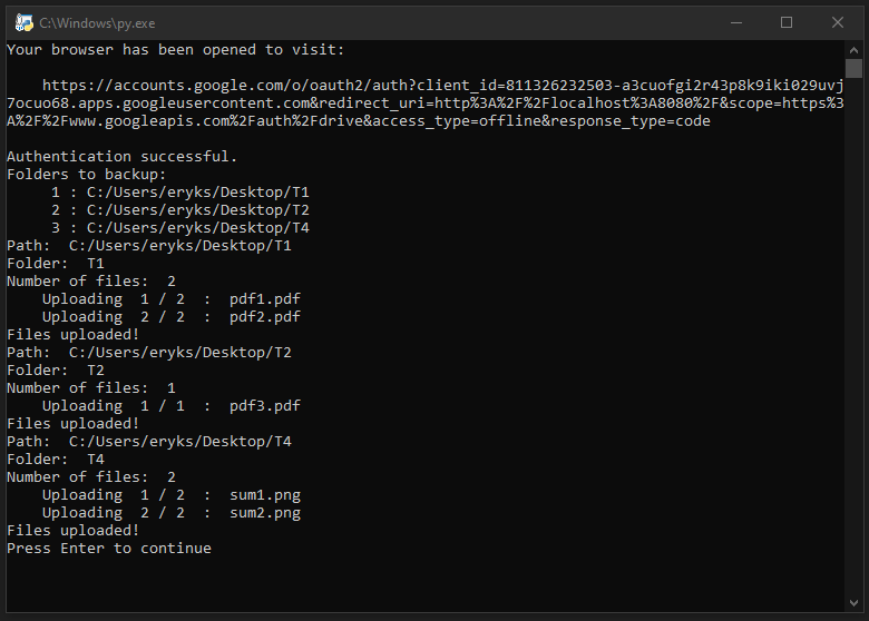 GitHub - BoredOtter/GDriveBackup