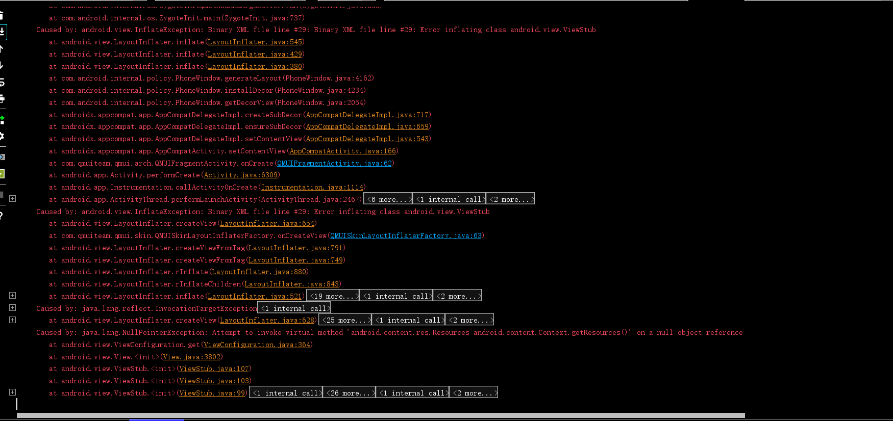 直接崩溃了 · Issue #765 · Tencent/QMUI_Android · GitHub