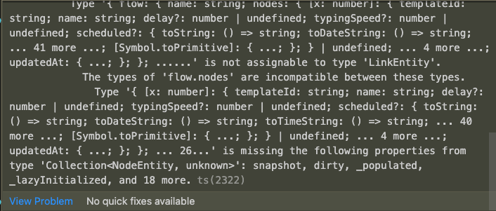 docs: How to consume serialized Entity interface · Issue #2674 · mikro-orm/mikro-orm · GitHub