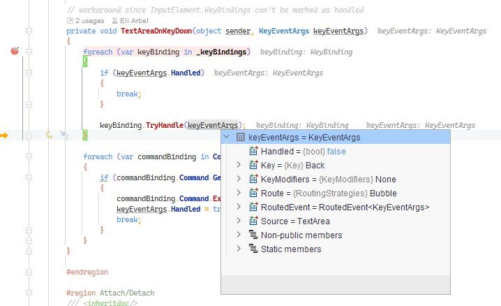 [v11rc1] Control keys bindings don't work · Issue #336 · AvaloniaUI/AvaloniaEdit · GitHub