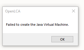 After installation using the Windows installer: Failed to create Java Virtual Machine · Issue ...