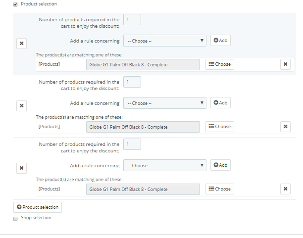 Cannot remove product restrictions from Cart Rule · Issue #18560 · PrestaShop/PrestaShop · GitHub