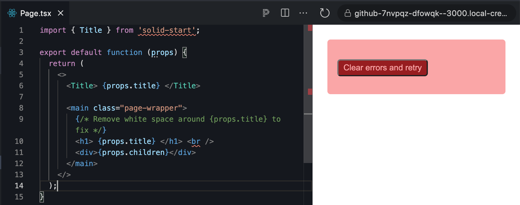 [Bug] Whitespace Around JSX Expressions in Native DOM Elements Errs on ...