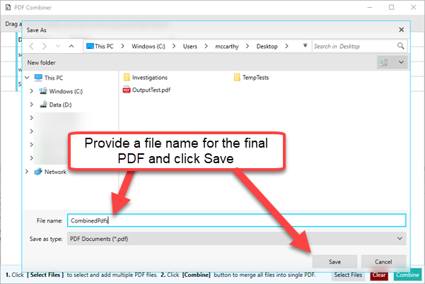 GitHub - LanceMcCarthy/PDFCombiner: A quick and easy app that will ...