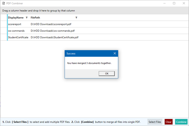 GitHub - LanceMcCarthy/PDFCombiner: A quick and easy app that will ...