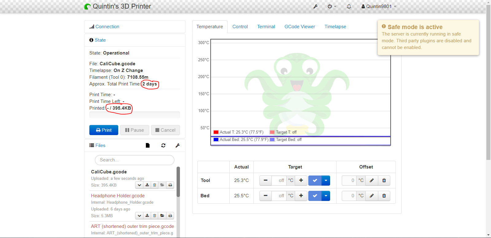 Octoprint Scaling Up Objects After Loading · Issue #2711 · OctoPrint/OctoPrint · GitHub