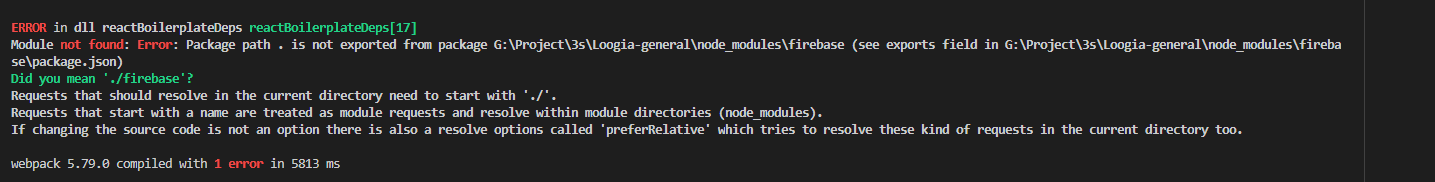 Package Path Is Not Exported From Package · Issue 7217 · Firebasefirebase Js Sdk · Github