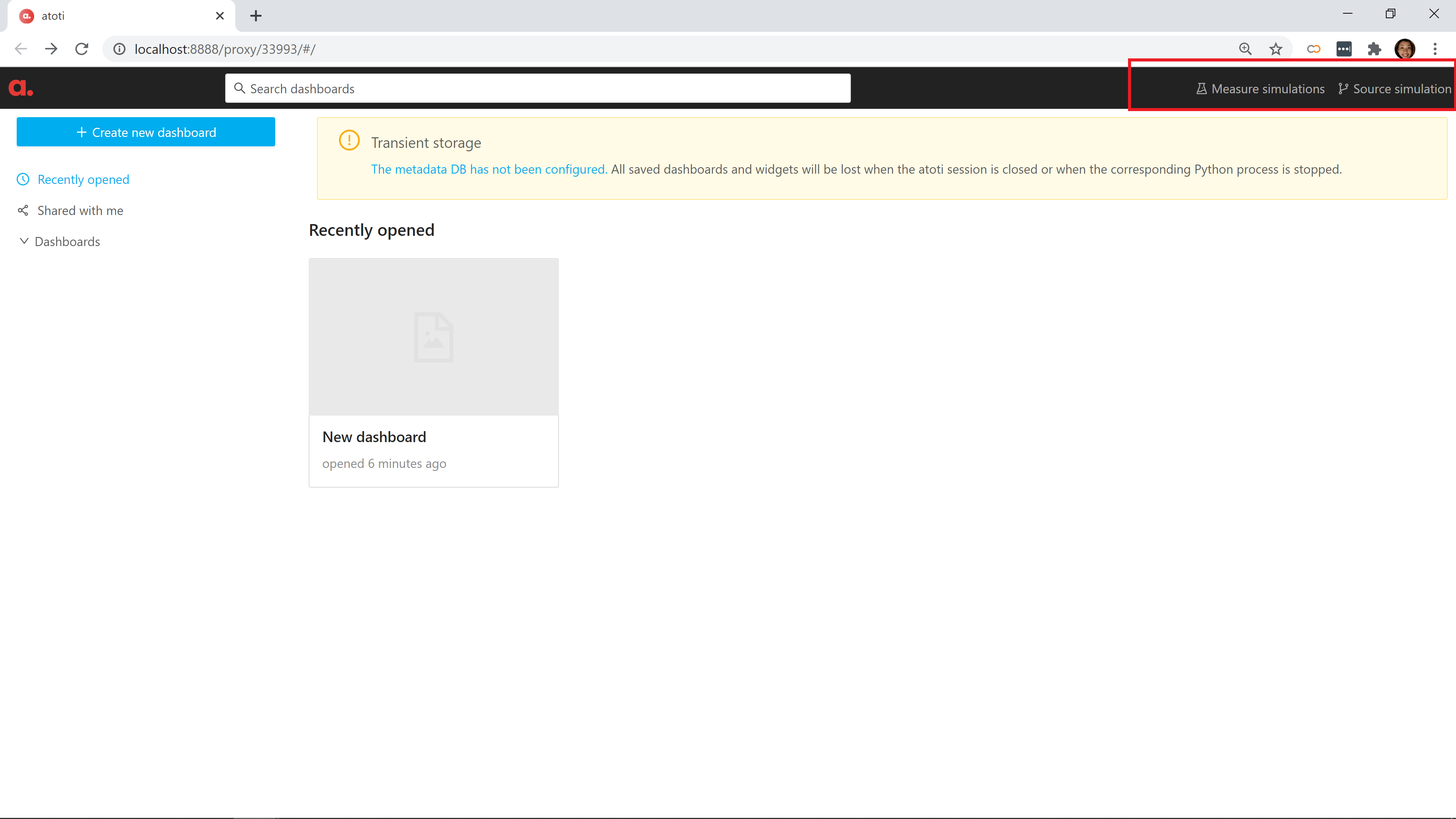 UX - Simulation widgets not accessible from dashboards · Issue #208 · atoti/atoti · GitHub