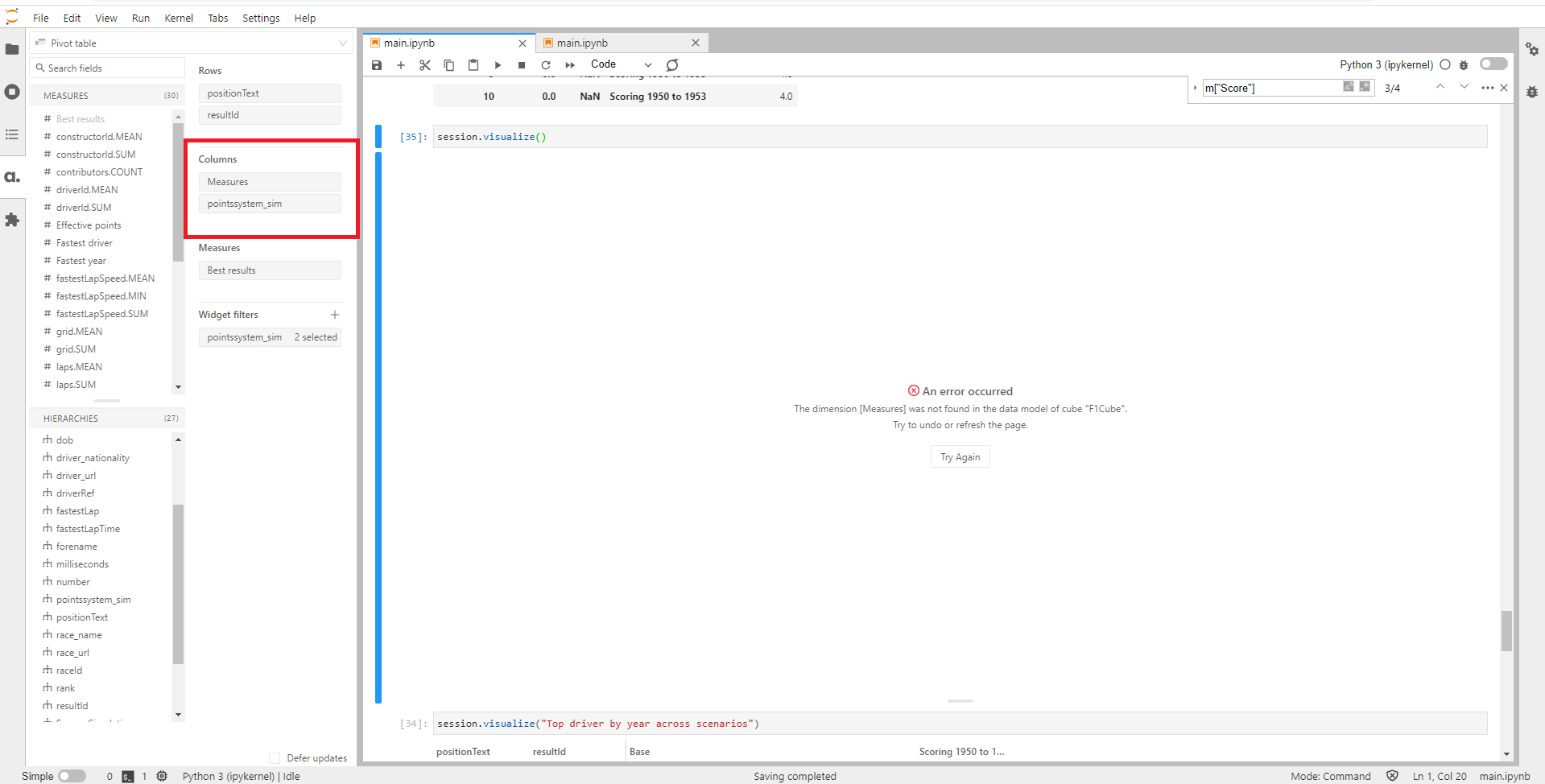 Dimension [Measure] was not found in the data model of cube · Issue #342 · atoti/atoti · GitHub