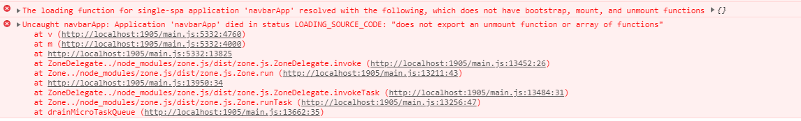 LOADING_SOURCE_CODE: "does not export an unmount function or array of functions · Issue #791 ...