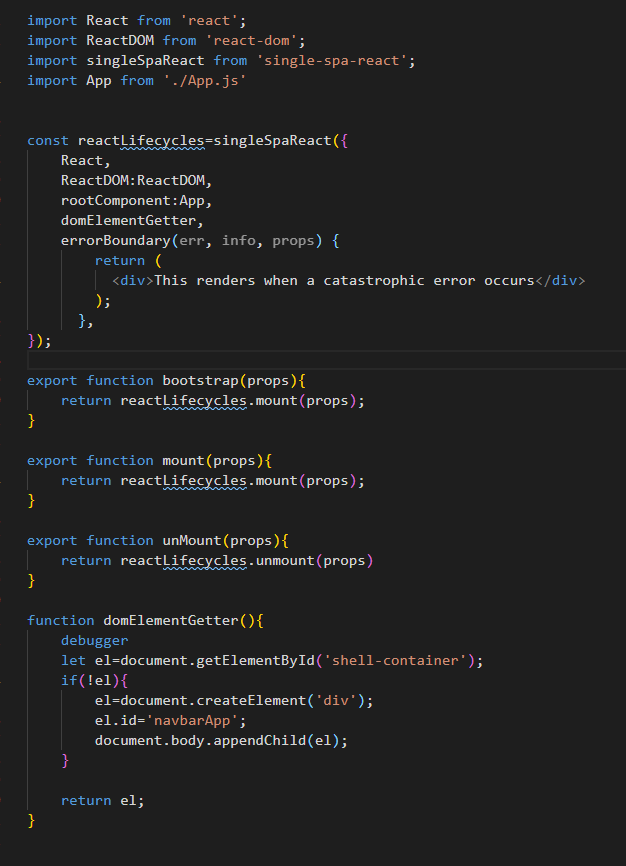 LOADING_SOURCE_CODE: "does not export an unmount function or array of functions · Issue #791 ...