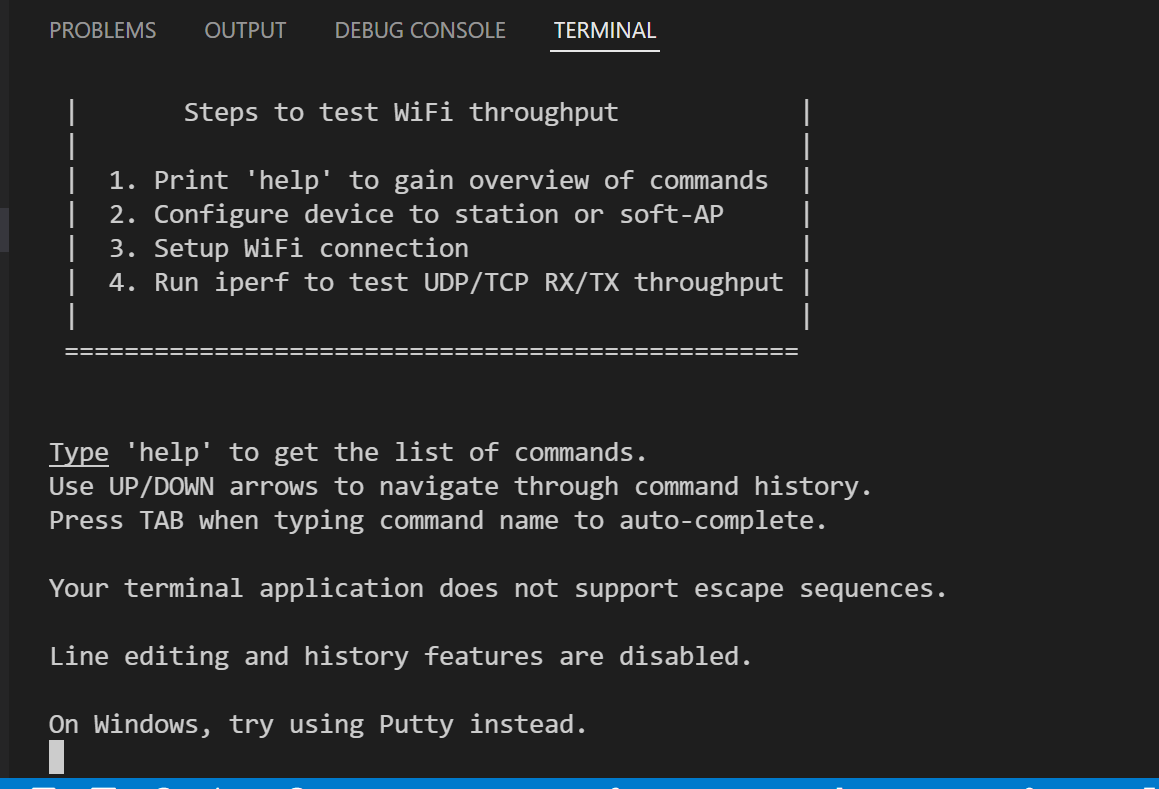 iperf 例程烧录到esp32s3-eye开发板无法输入iperf命令 (IDFGH-6796) · Issue #8423 · espressif/esp-idf · GitHub