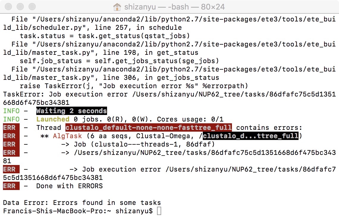 Problems about "clustalo: MISSING" during installation and function · Issue #322 · etetoolkit ...