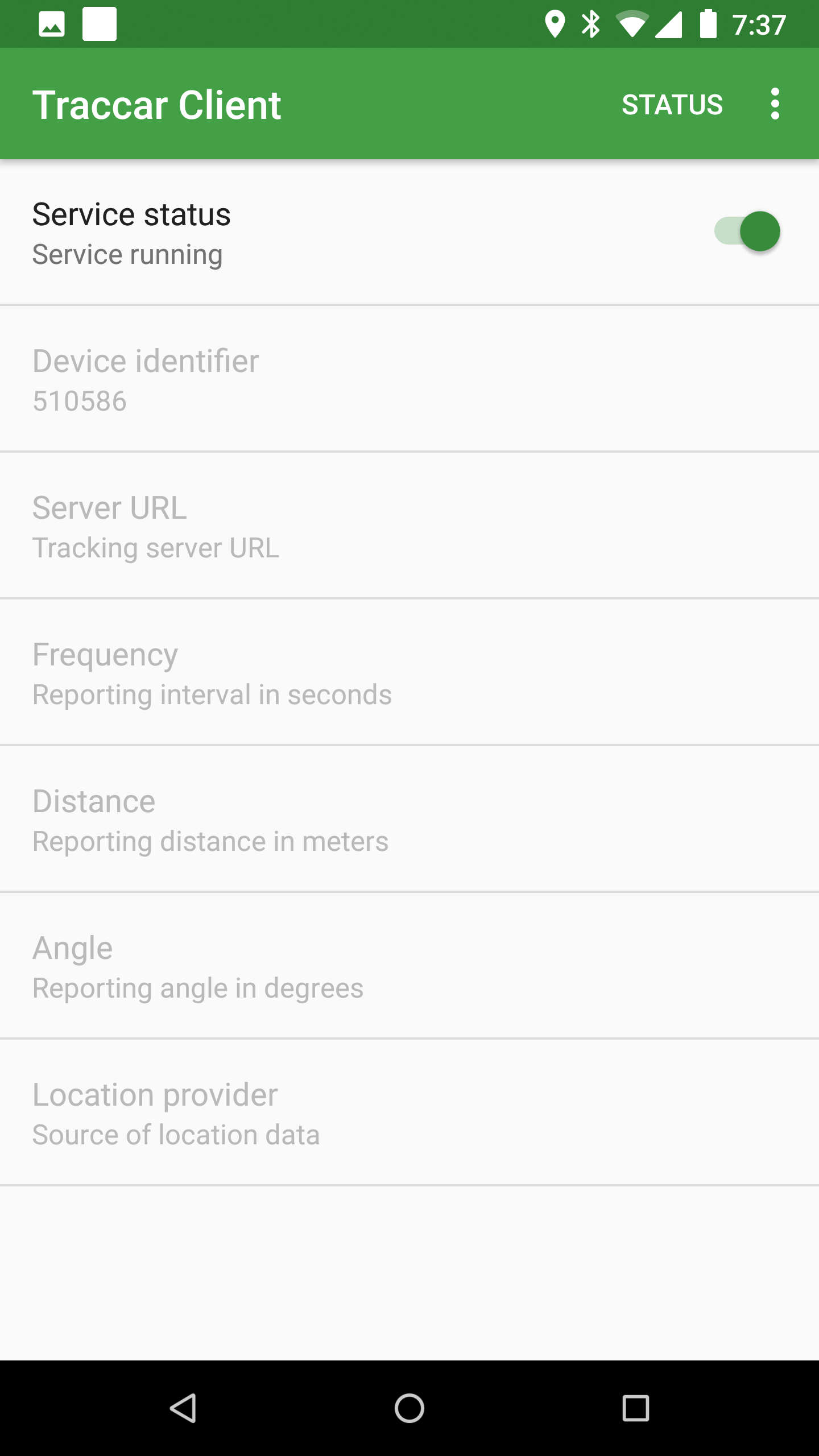 Clicking on service notification should go to app activity · Issue #299 · traccar/traccar-client ...