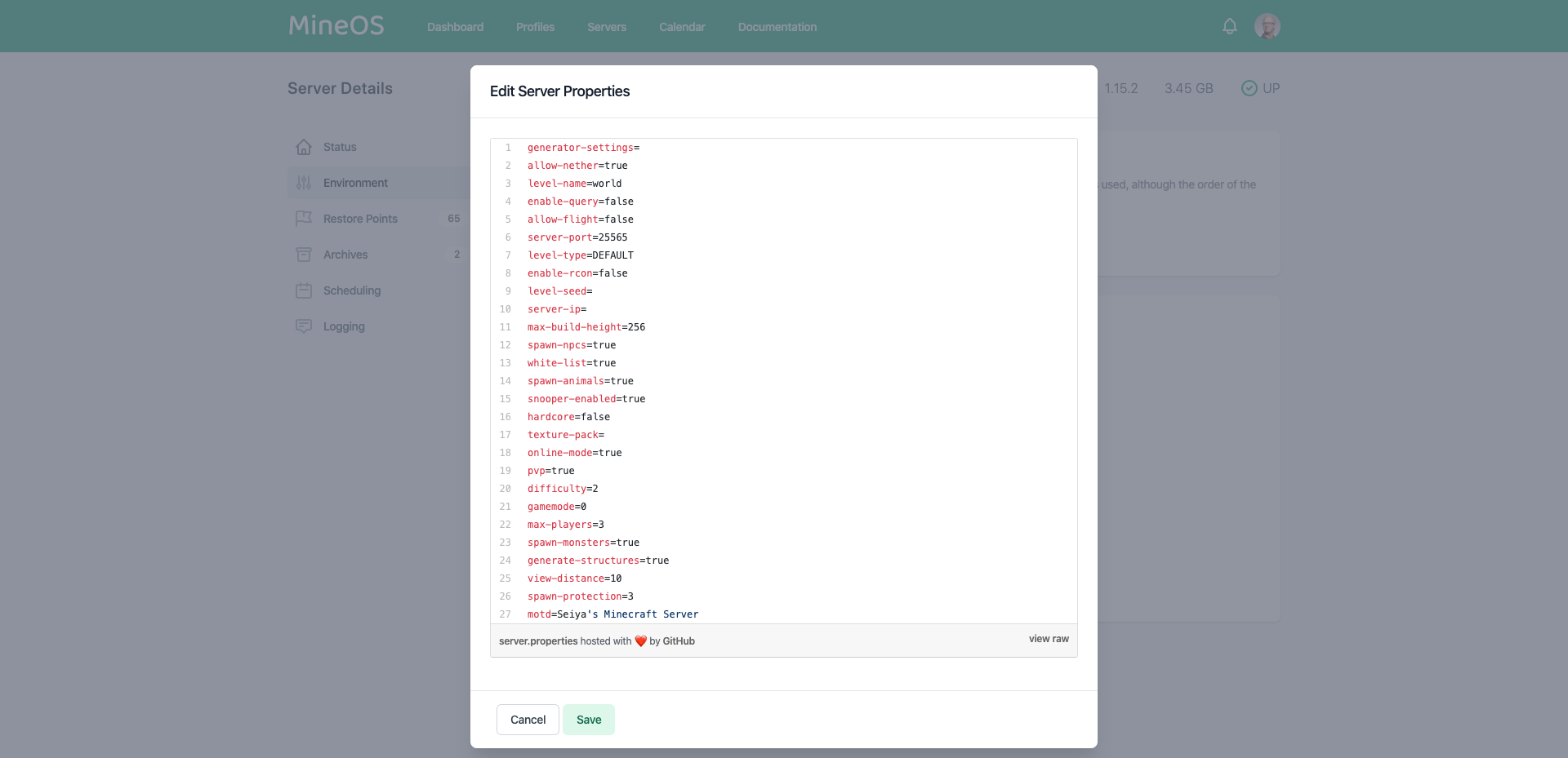 Feedback: UI Refresh · Issue #345 · hexparrot/mineos-node · GitHub