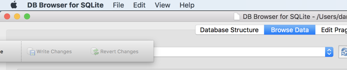 How can I reset the toolbar? (Mac) · Issue #1366 · sqlitebrowser/sqlitebrowser · GitHub