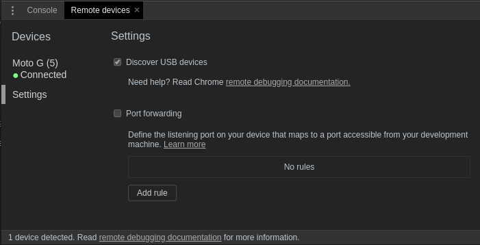 Wrong link URL in Chrome DevTools (Remote devices > Port forwarding > Learn more) · Issue #7458 ...