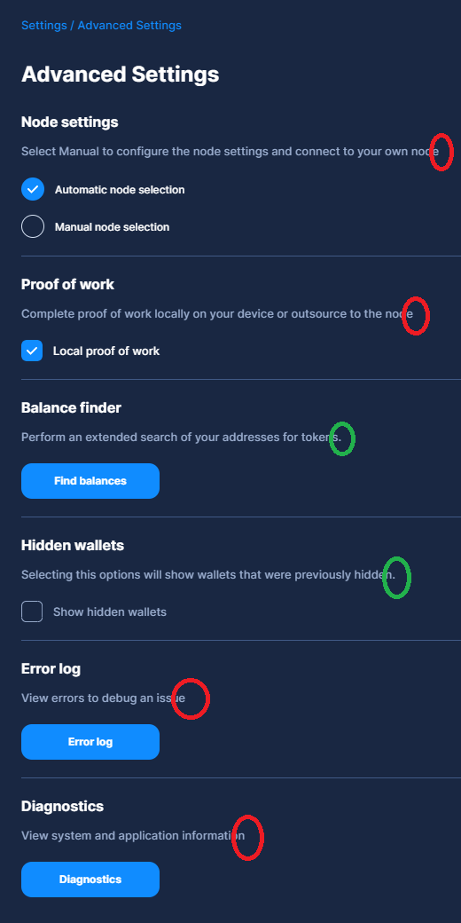 The dot at the end of the option descriptions is placed randomly · Issue #987 · iotaledger ...