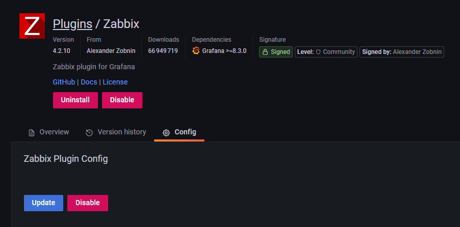 [bug] Zabbix Not Showing As Datasource · Issue 1555 · Grafana Grafana Zabbix · Github