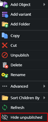 [Improvement]: RFC - Hide unpublished dataobjects in object tree · Issue #14148 · pimcore ...