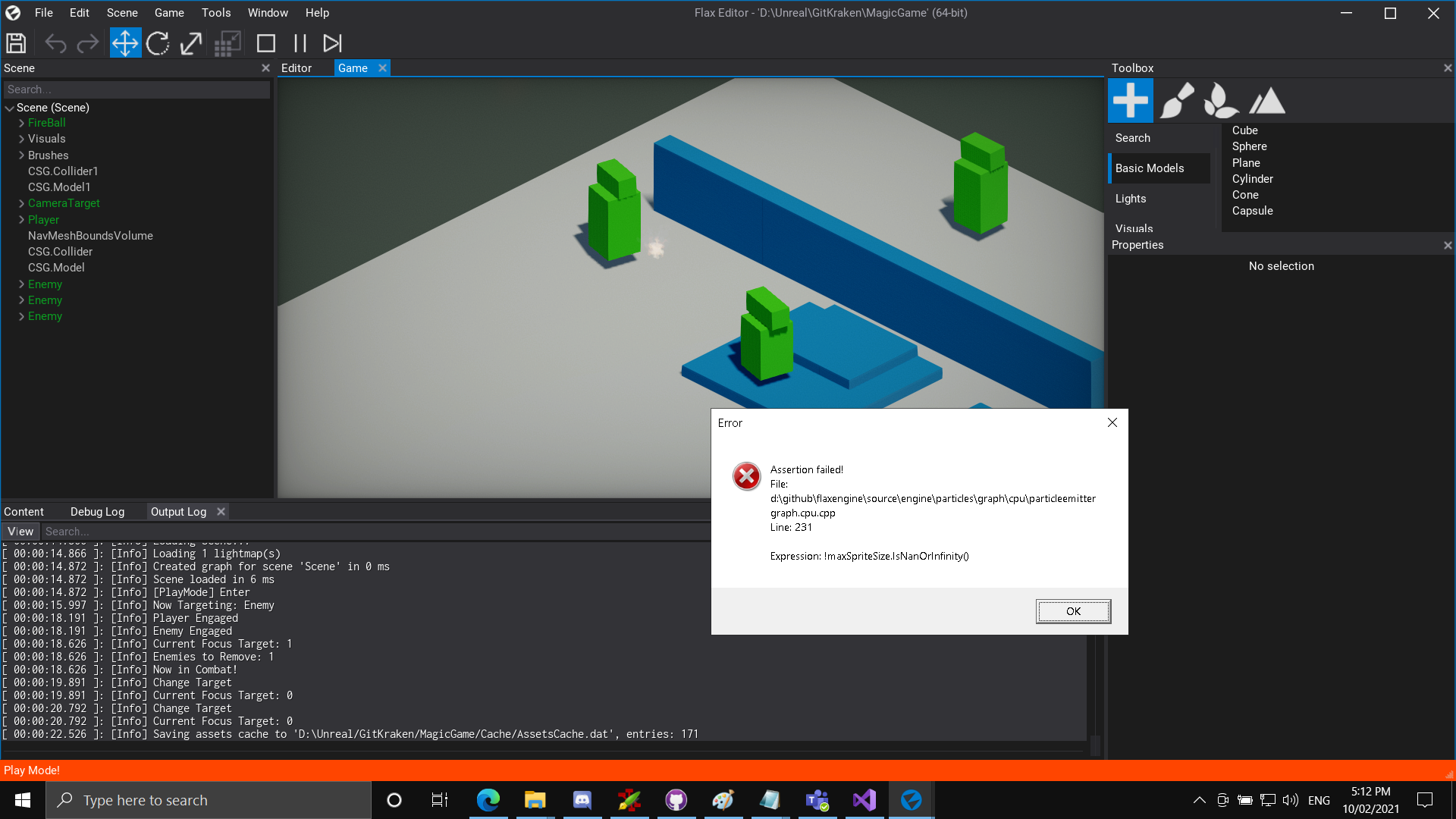 Particle system crash · Issue #226 · FlaxEngine/FlaxEngine · GitHub