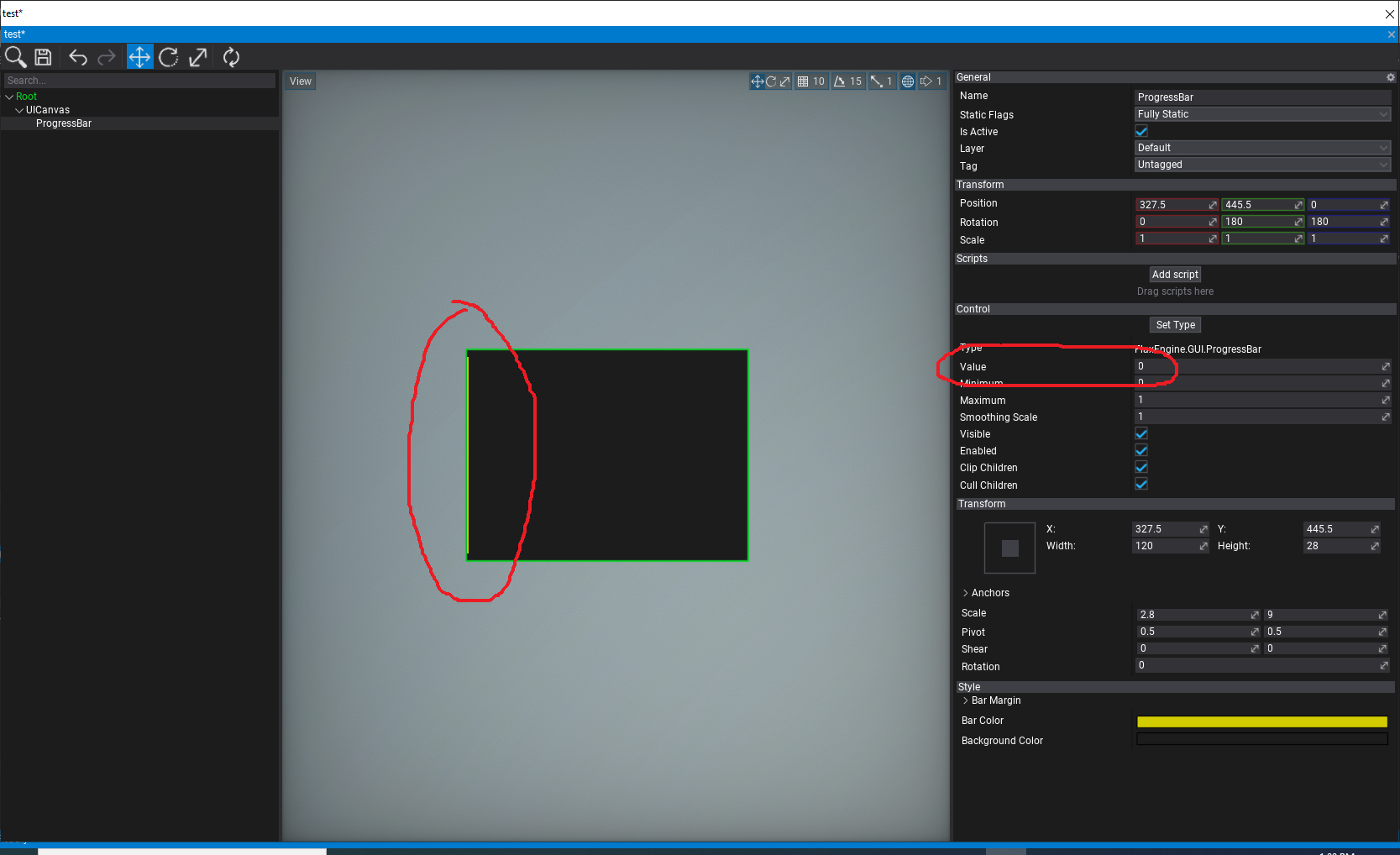 Progress bars doesn't display Values 100% correct · Issue #471 · FlaxEngine/FlaxEngine · GitHub