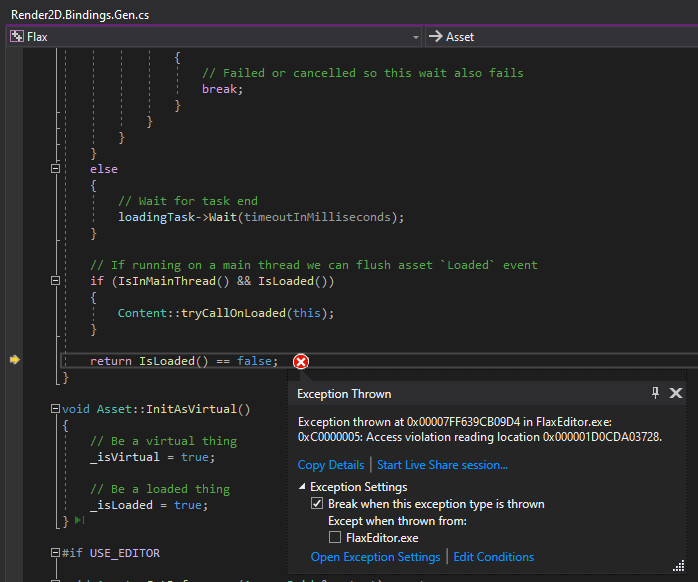 Crash when baking light maps · Issue #526 · FlaxEngine/FlaxEngine · GitHub