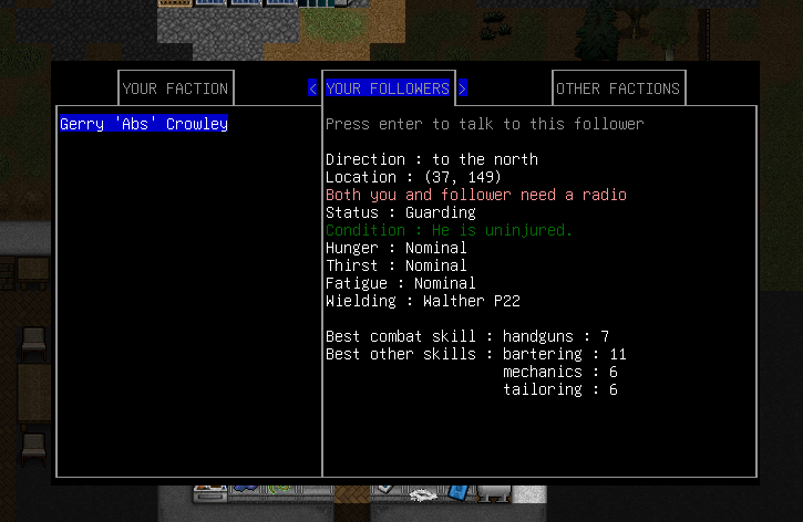 NPC disappeared after telling them to do construction · Issue #34402 · CleverRaven/Cataclysm-DDA ...