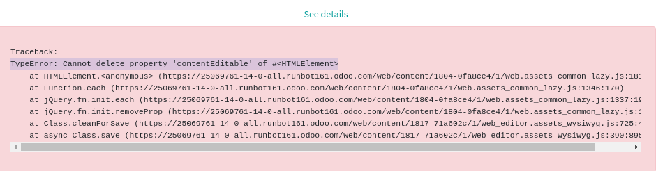 [14.0] website: LinkDialog Error · Issue #115260 · odoo/odoo · GitHub