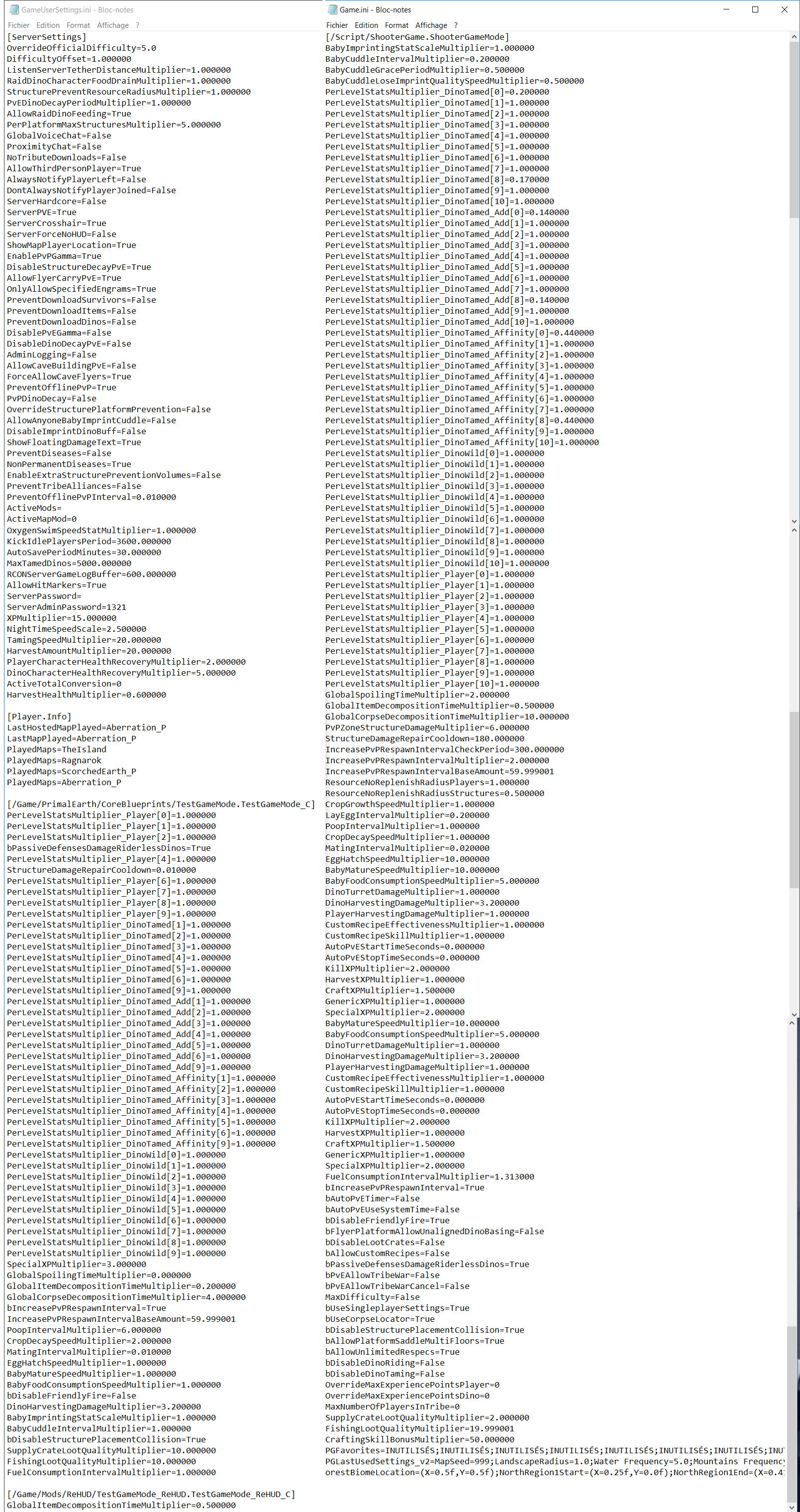 Stat Issues - Solo Server on Aberration · Issue #579 · cadon/ARKStatsExtractor · GitHub