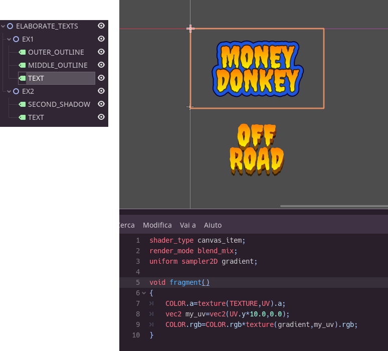 Add multiple outlines, multiple drop shadows and gradients to DynamicFont · Issue #2564 ...