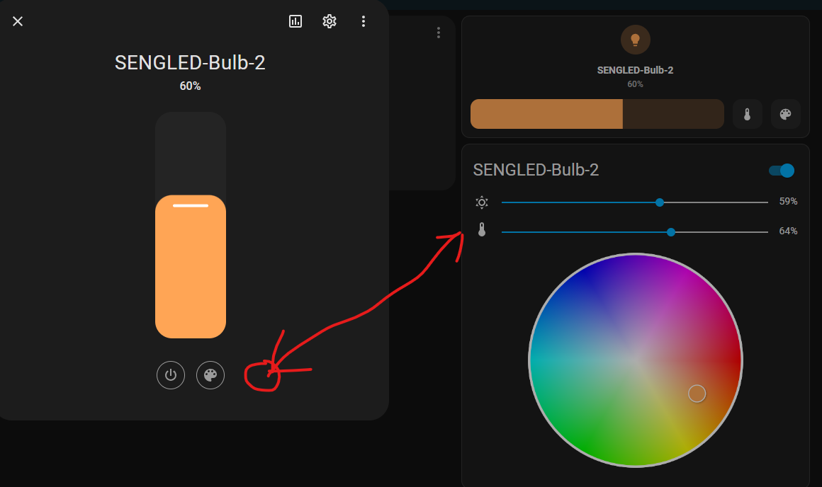 New light entity card is missing color temperature. · Issue #15696 ...