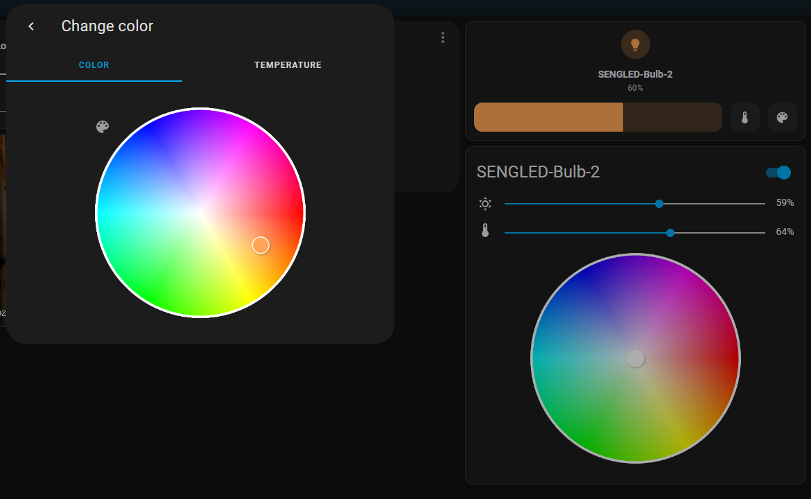 New light entity card is missing color temperature. · Issue #15696 ...