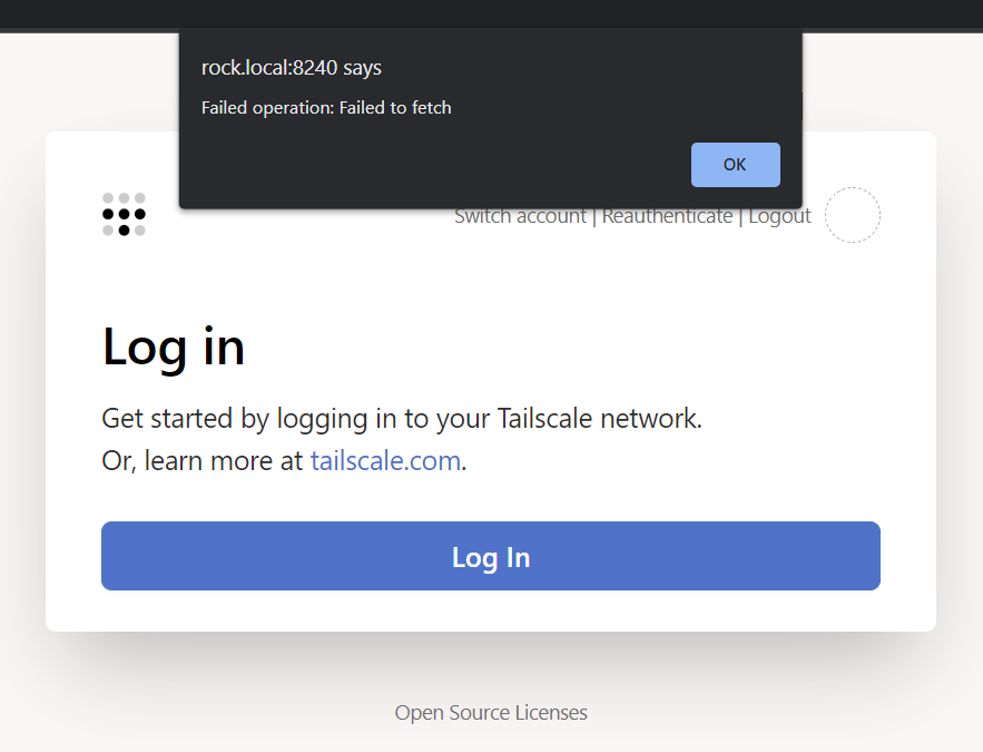 Can't log into tailscale, "context deadline exceeded" · Issue #1683 · getumbrel/umbrel · GitHub