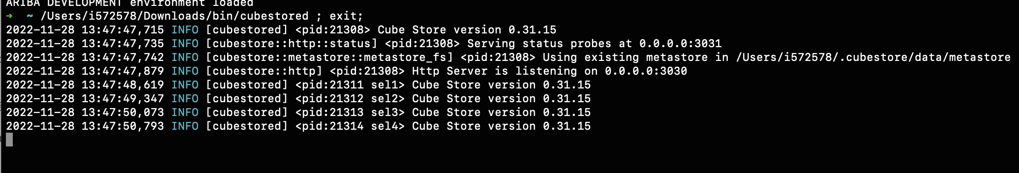 Cubestore failed to start in macos 13 ventura · Issue #5712 · cube-js/cube · GitHub